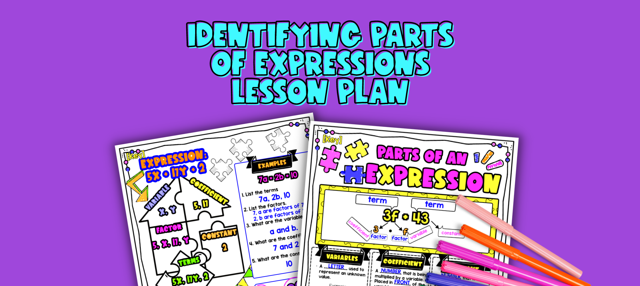 Identifying Parts Of Algebraic Expressions Lesson Plan Lesson Plan Identifying Parts Of Algebraic Expressions Lesson Plan Lesson Plan