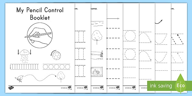 Pencil Control Activity Booklet | Lesson Plan