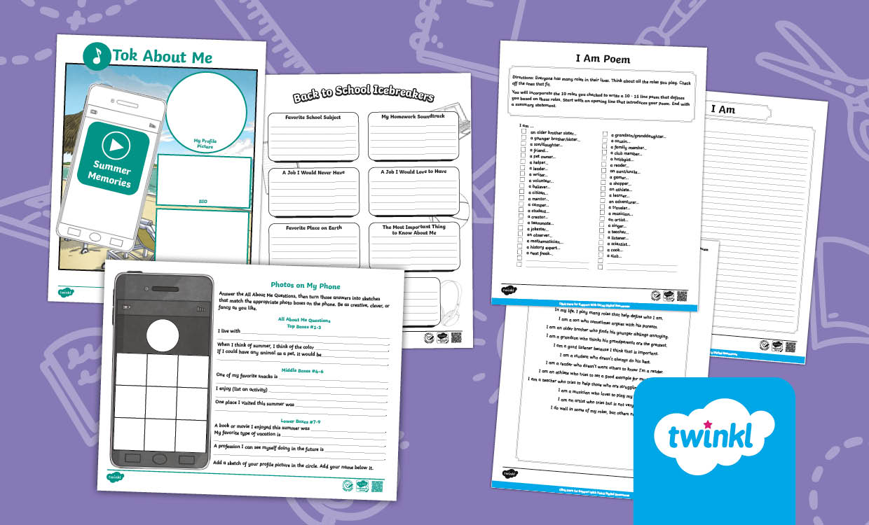 All About Me for 6th-8th Grade | Lesson Plan