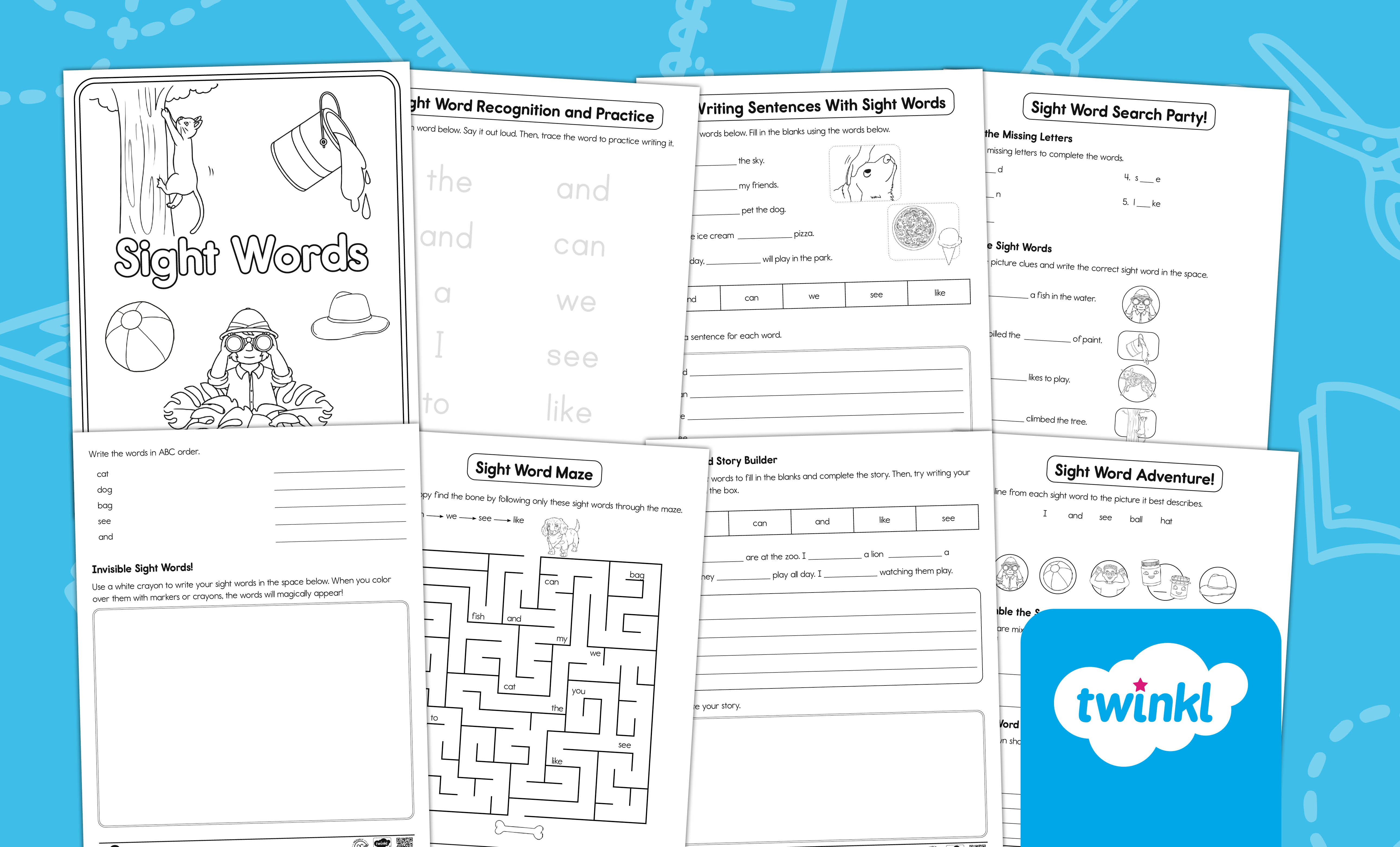 First Grade Sight Words Activity Booklet | Lesson Plan