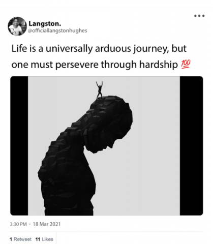"Mother to Son" by Langston Hughes - Workshop: Social Media Post and ...